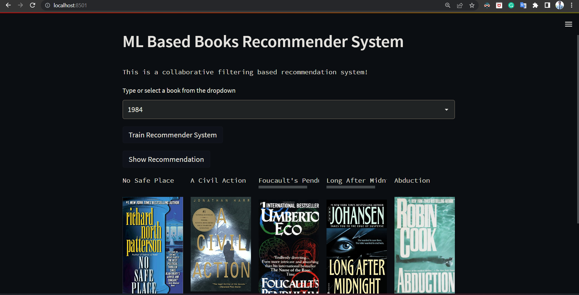 Project: ML Based Book Recommender System ! Collaborative Filtering Based | ML-Based-Book ...